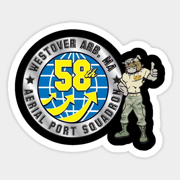 58 APS PORT DAWG Logo - 58 Aps Port Dawg Logo - Sticker | TeePublic