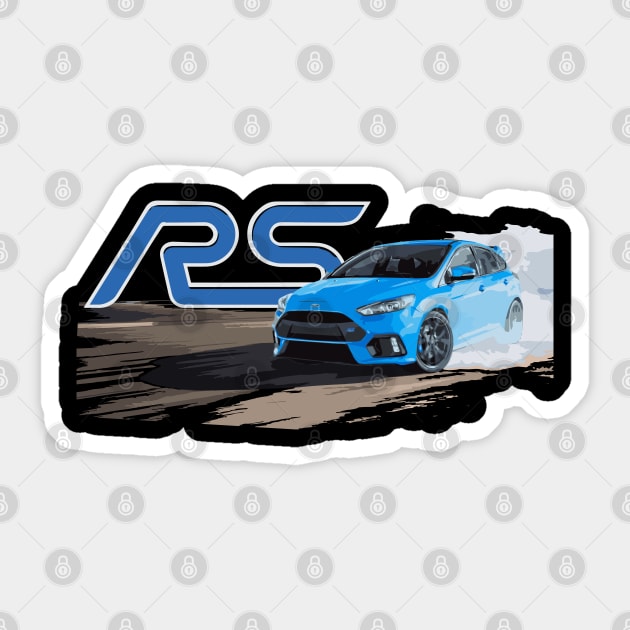 Ford Focus RS Rallye Sport - Ford Focus Rs - Sticker | TeePublic