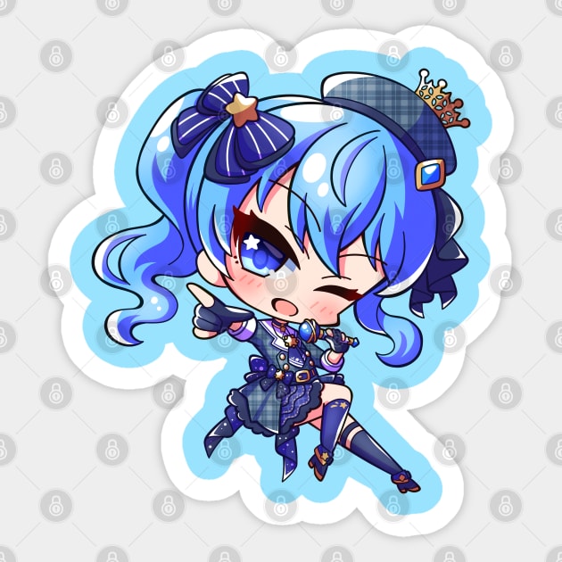 Hoshimachi Suisei Hololive - Hoshimachi Suisei - Sticker | TeePublic