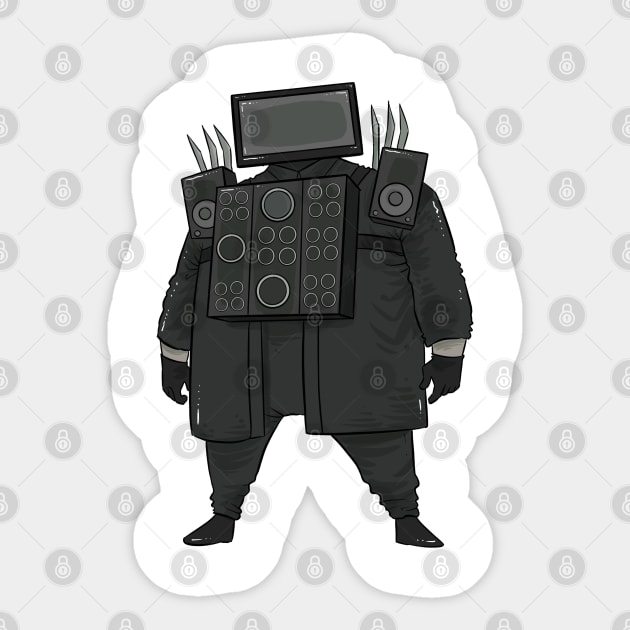 SKIBIDI TOILET TV MAN - Skibidi Toilet Camera Man Meme Funny - Sticker ...