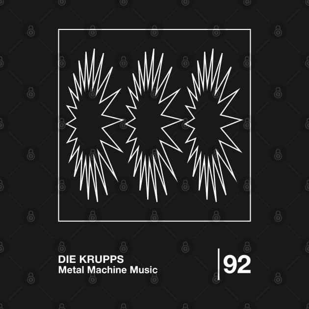Die Krupps / Minimalist Graphic Fan Artwork Design - Die Krupps - T ...