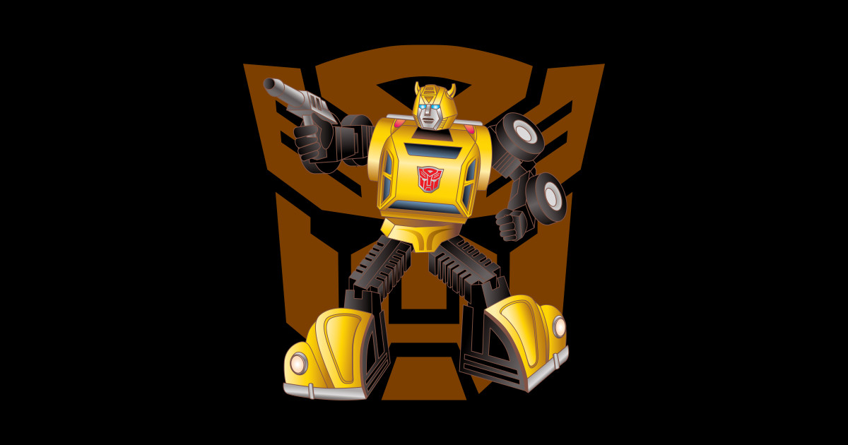 Transformers Autobot Bumblebee - Transformers Bumblebee - Sticker ...