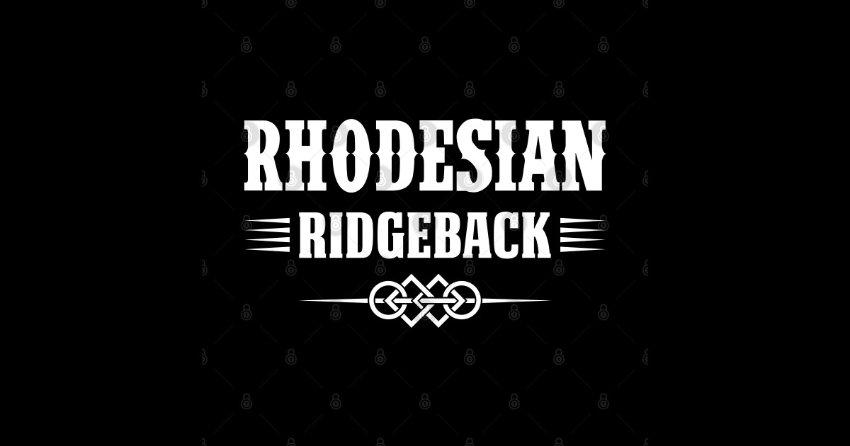 Rhodesian Ridgeback Tribal - Rhodesian Ridgeback - Sticker | TeePublic