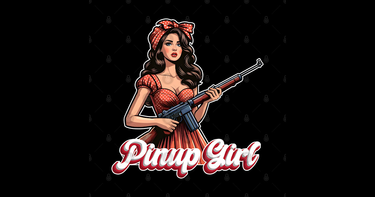 Pinup Girl - Pinup - Sticker | TeePublic