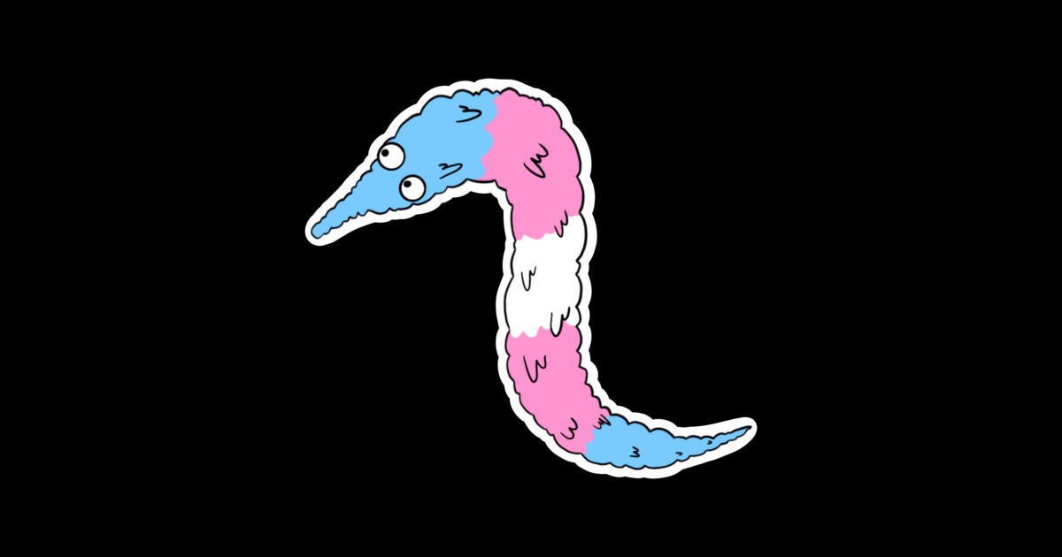 Transgender Worm - Lgbt - Pin | TeePublic