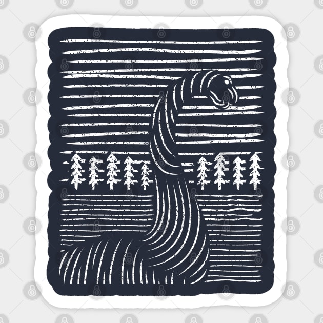 Loch Ness Monster - Loch Ness Monster - Sticker | TeePublic