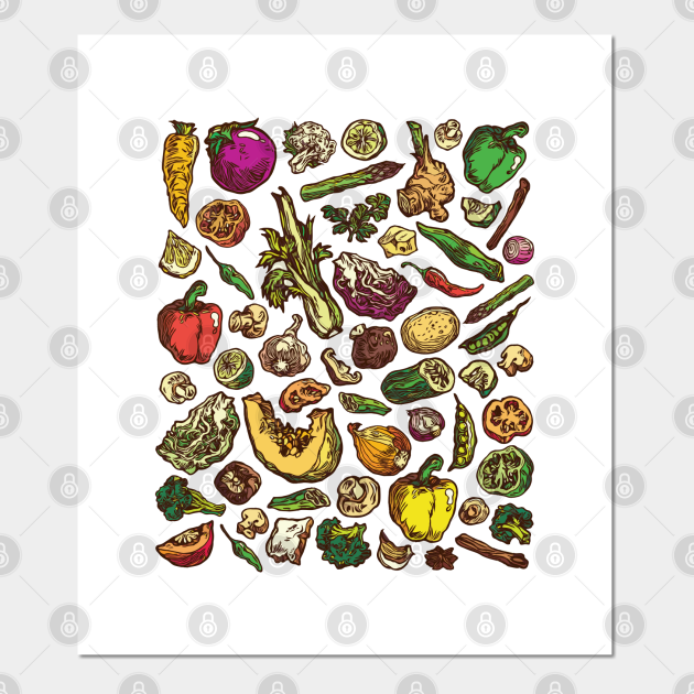 Asian Ingredients - Cooking - Posters and Art Prints | TeePublic