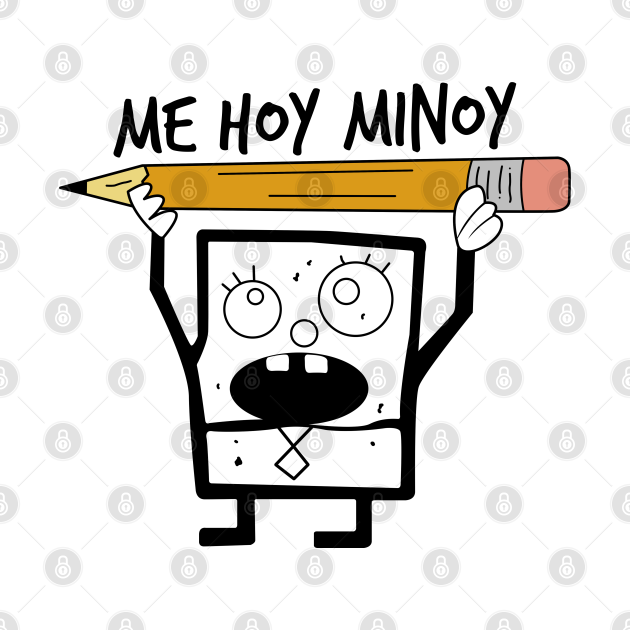 Doodlebob With Pencil - Spongebob - T-Shirt | TeePublic