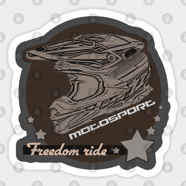 Freedom Ride - Motosport / Motorsport - Motorsport - Sticker | TeePublic