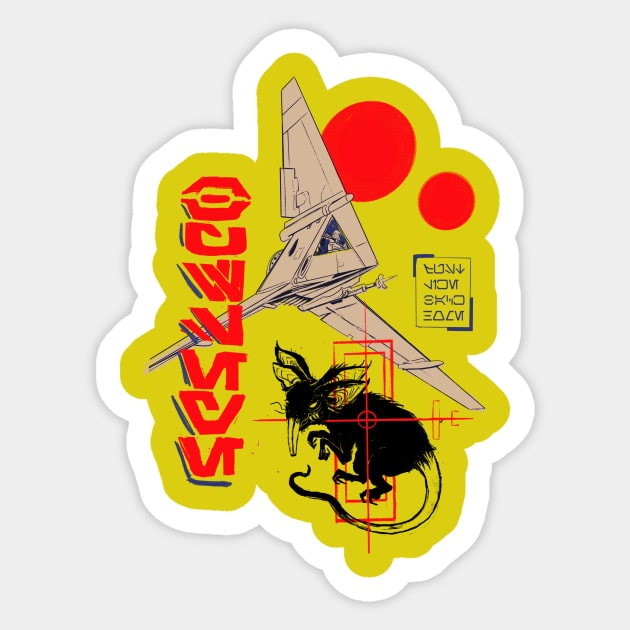 Bullseye Womp Rat - Star Wars - Sticker | TeePublic