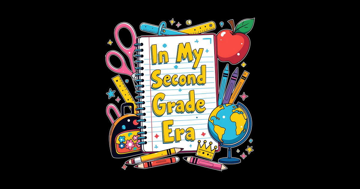 In My Second Grade Era Teacher Kids 2nd Grade - Back To School ...