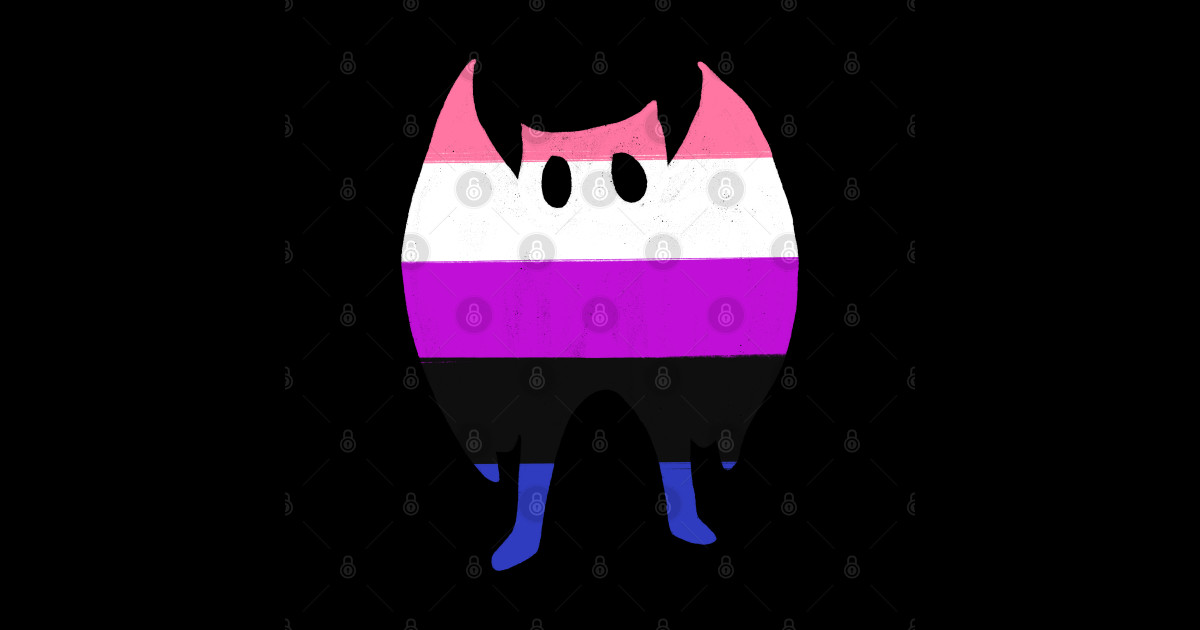 Mothman gender fluid pride - Mothman Pride - Posters and Art Prints ...