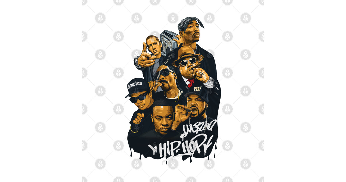 Legends Hip Hop - Hiphop Clothing - T-Shirt | TeePublic