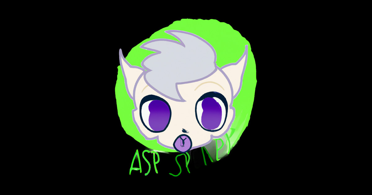 Cute Asp Drawing - Cute Asp - Sticker | TeePublic