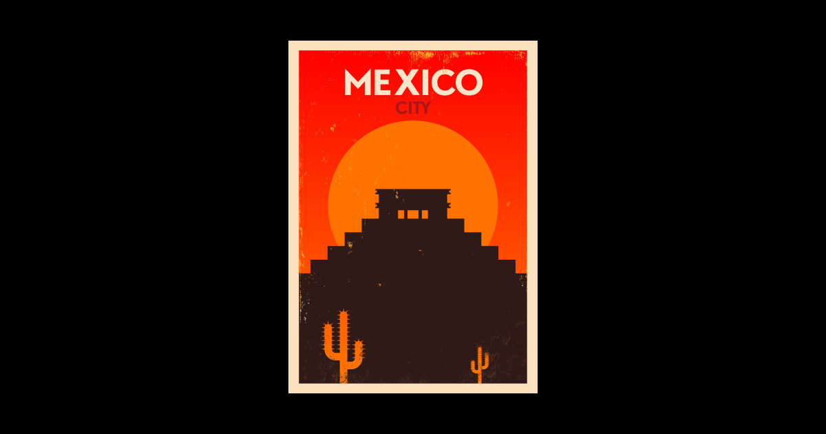 Mexico Poster Design - Mexico - Sticker | TeePublic