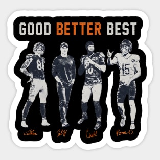 Caleb Williams Odunze Stickers for Sale | TeePublic