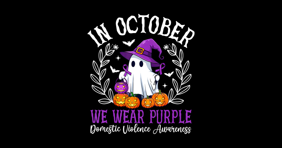 In October Purple Domestic Violence Halloween - October Purple ...