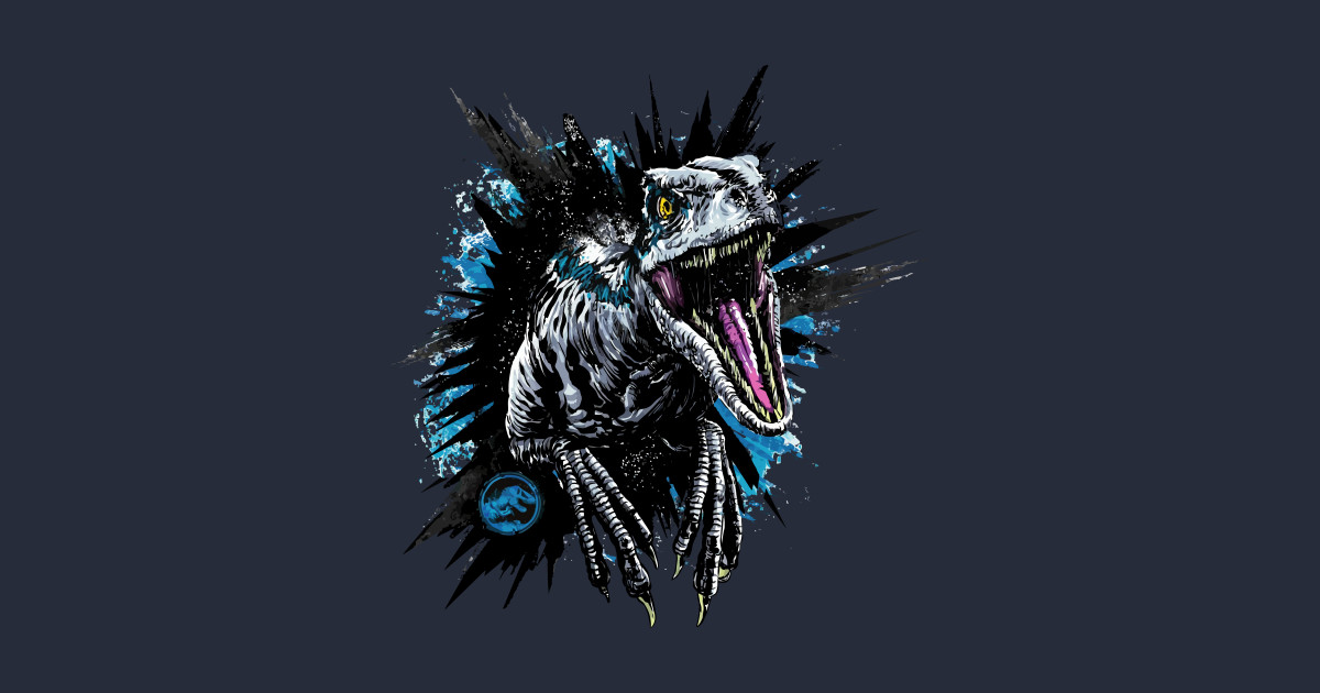 Blue the Raptor - Blue The Raptor - T-Shirt | TeePublic