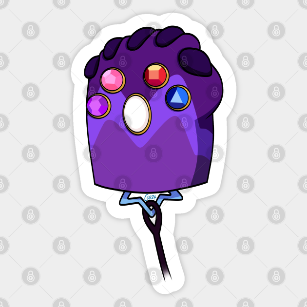 Sugilite's Infinity Flail - Avengers Infinity Wars - Sticker | TeePublic