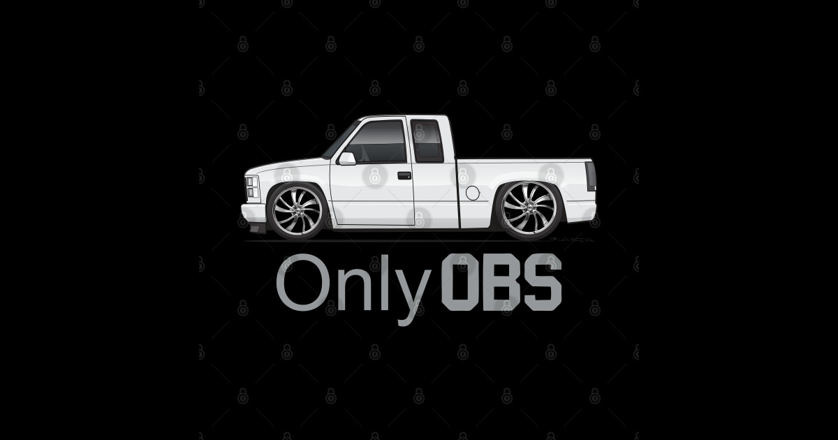 Only OBS - White Obs - Sticker | TeePublic