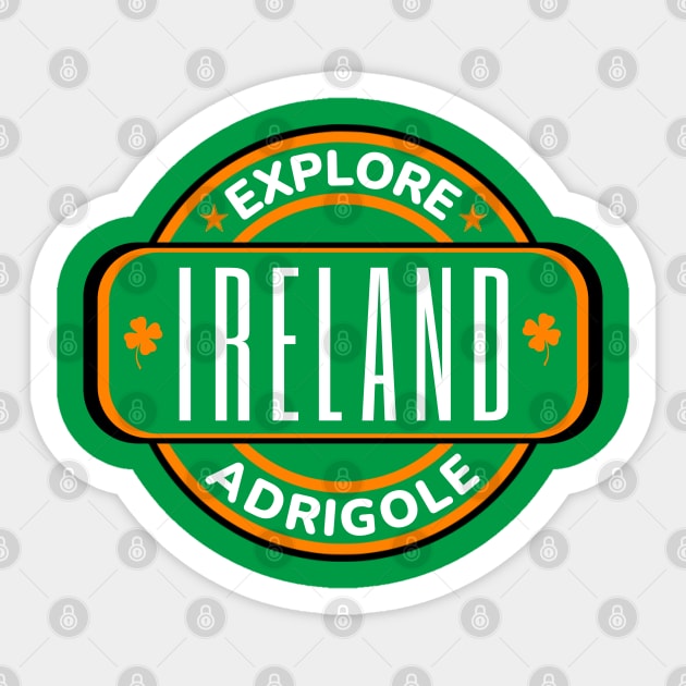 Adrigole, Ireland - Irish Town - Adrigole - Sticker | TeePublic