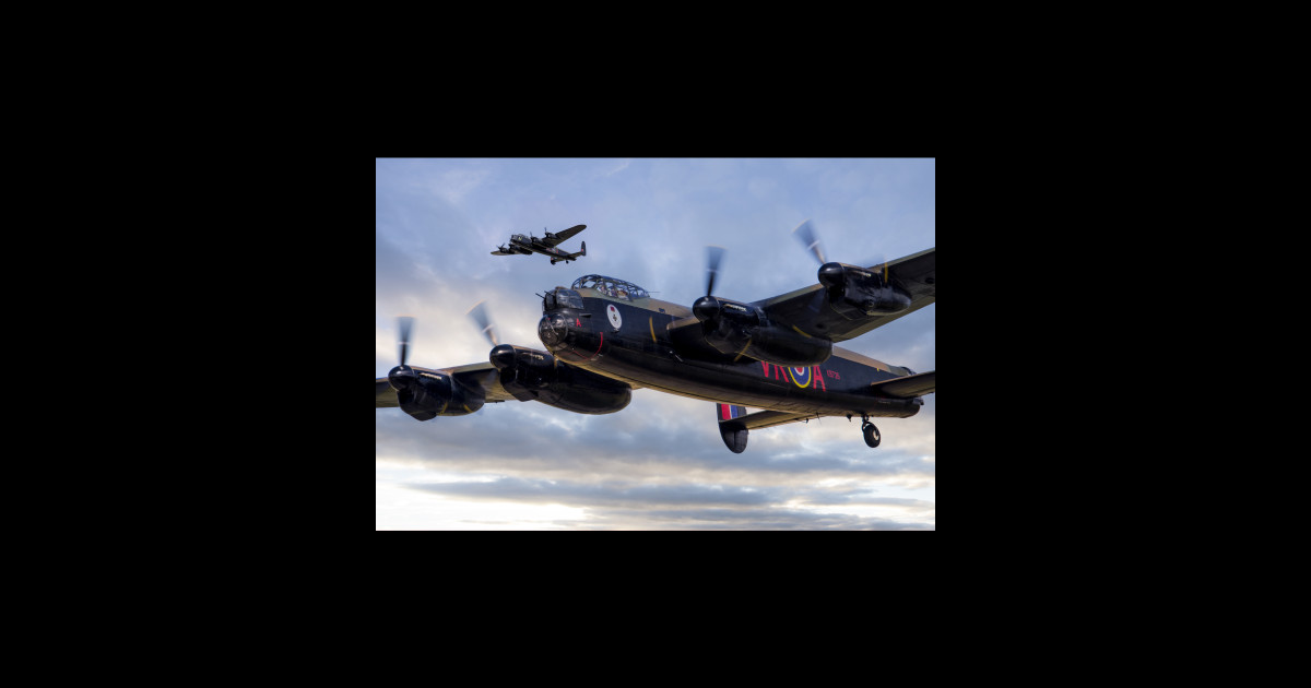 Avro Lancasters - 2014 Lancaster Bomber - Sticker | TeePublic