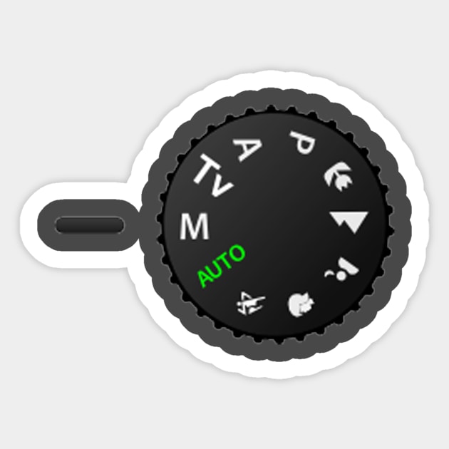 Manual Mode - Photography - Sticker | TeePublic