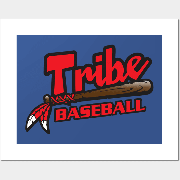 Tribe Baseball Logo - Tribe - Posters and Art Prints | TeePublic