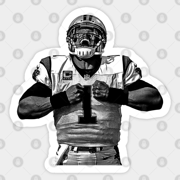 Cam Newton - Cam Newton Carolina Panthers - Sticker | TeePublic