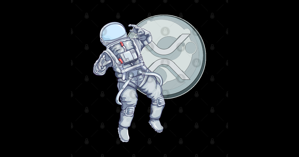 XRP Crypto Hodl Astronaut Mooning Cryptocurrency - Xrp Crypto Hodl ...