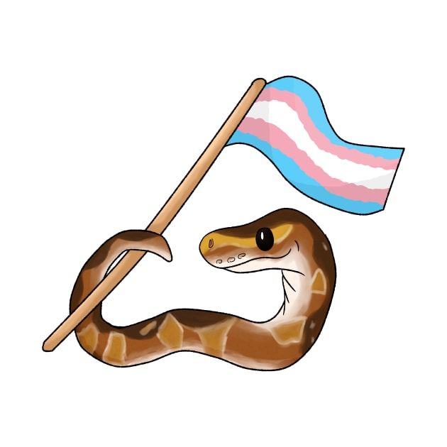 Ball Python Pride [Normal Morph, Transgender] - Ball Python - T-Shirt | TeePublic