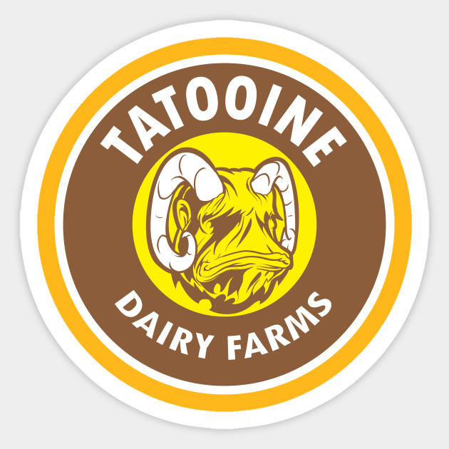 Bantha Milk - Tatooine - Sticker | TeePublic
