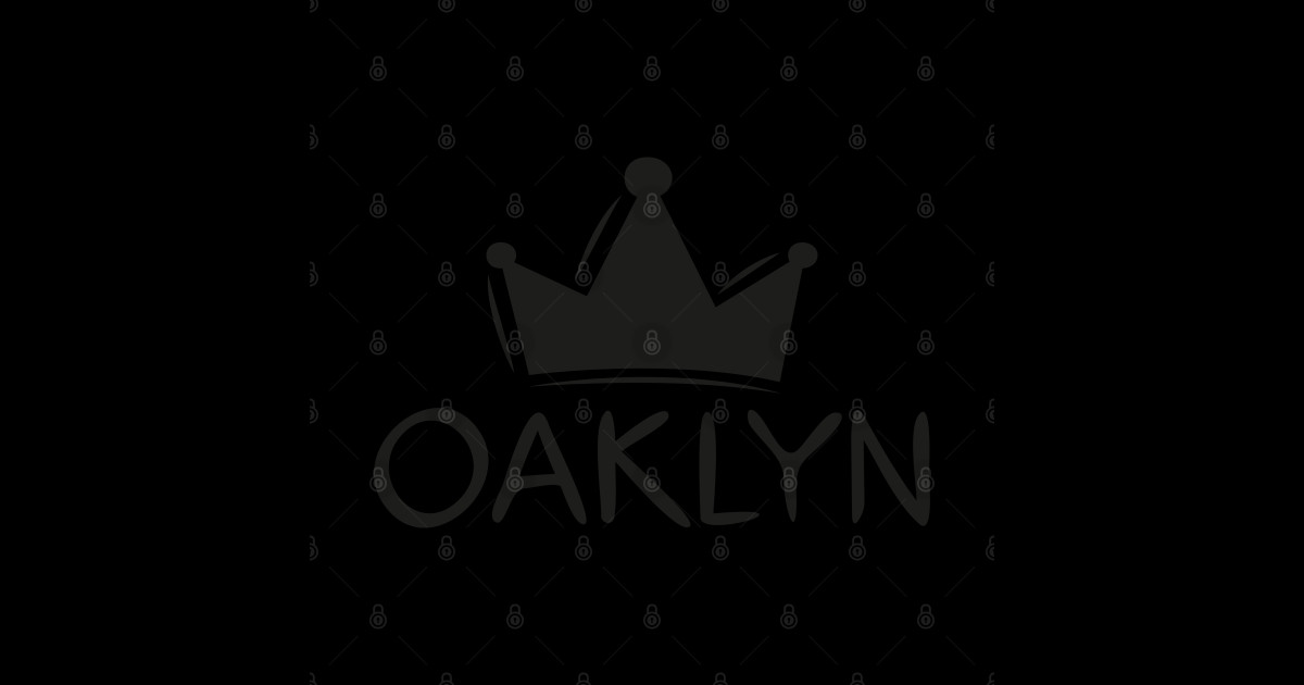 Oaklyn name, Sticker design. - Oaklyn - Sticker | TeePublic