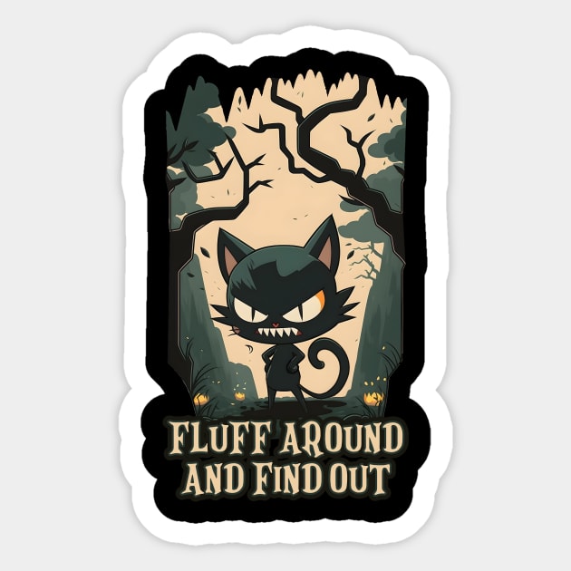 Fluff Around And Find Out - Fluff Around And Find Out - Sticker | TeePublic