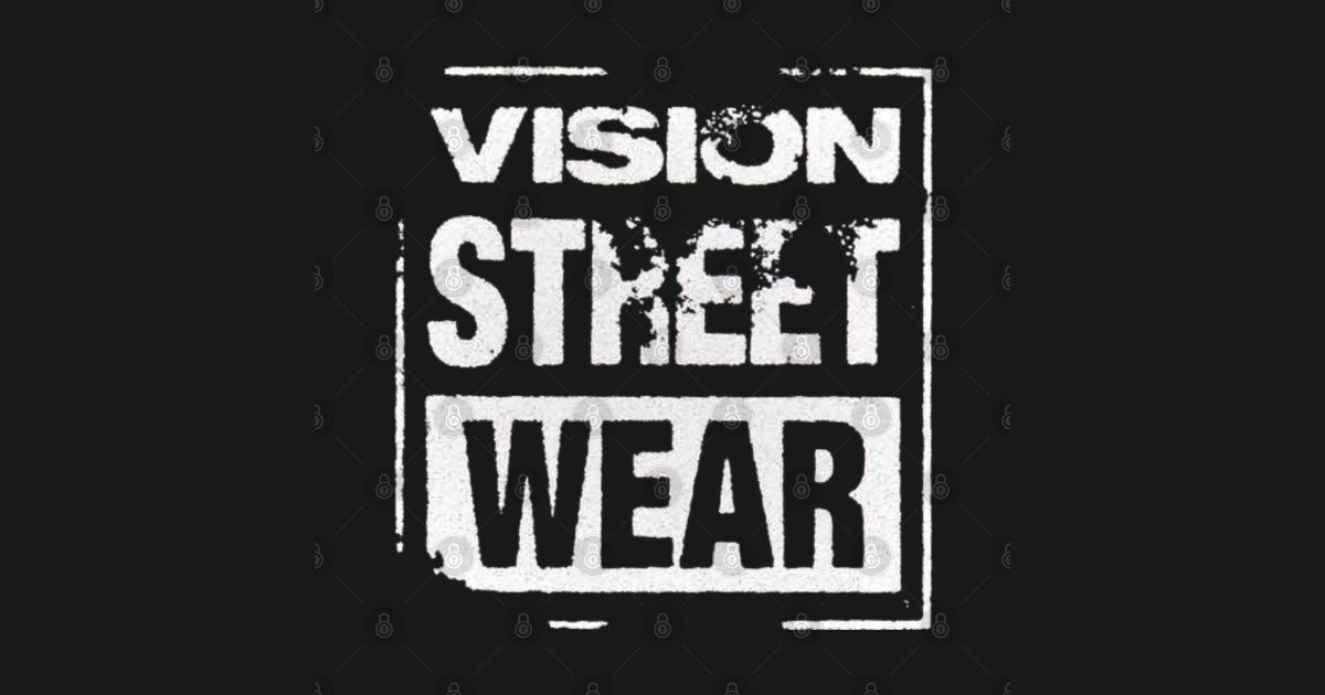 Vision Street Wear Skateboarding Disstresed 1980s Original Aesthetic ...