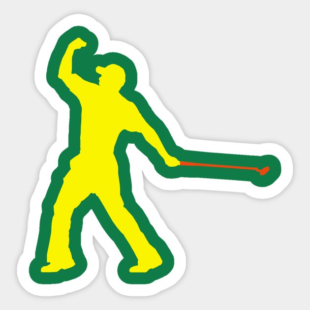 Golf Swing - Tiger Woods - Sticker | TeePublic