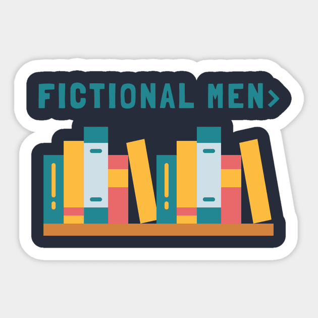 Fictional Men - Fictional Men - Sticker | TeePublic