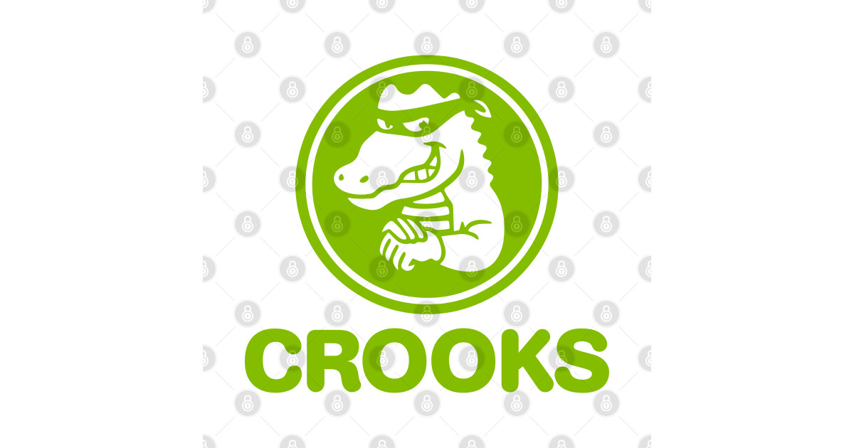 CROOKS Logo Brand Parody - Crooks Brand Parody - T-Shirt | TeePublic