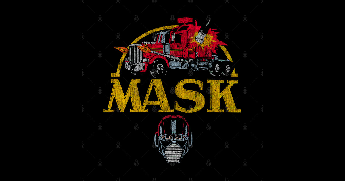 Vintage Mask - Mask Cartoon - Sticker | TeePublic
