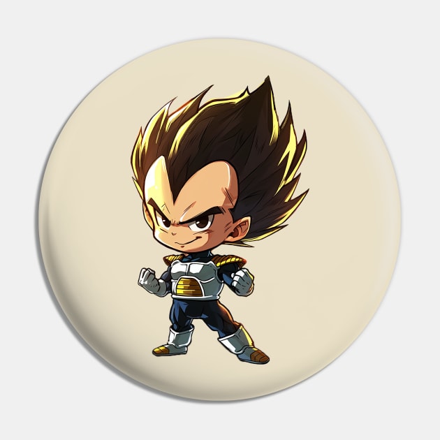 chibi vegeta - Chibi Vegeta - Pin | TeePublic