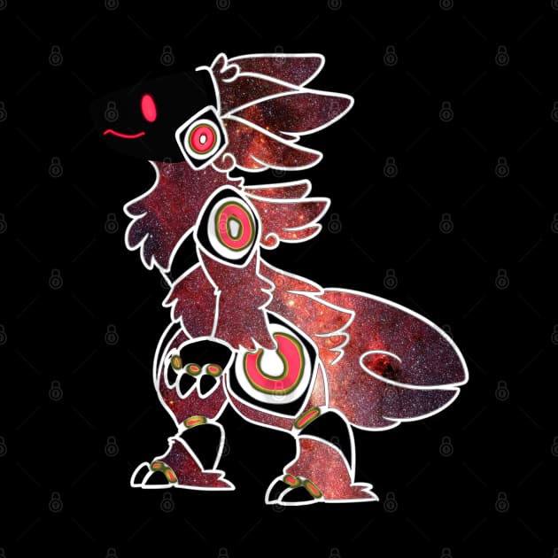 Protogen Fursuit Furry Fursona Cosmic Red stars - Protogen - Pillow ...