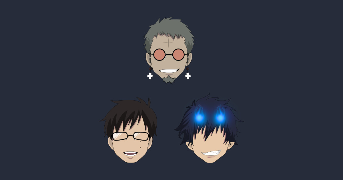 Exor-stential Family Therapy - Blue Exorcist - T-Shirt | TeePublic