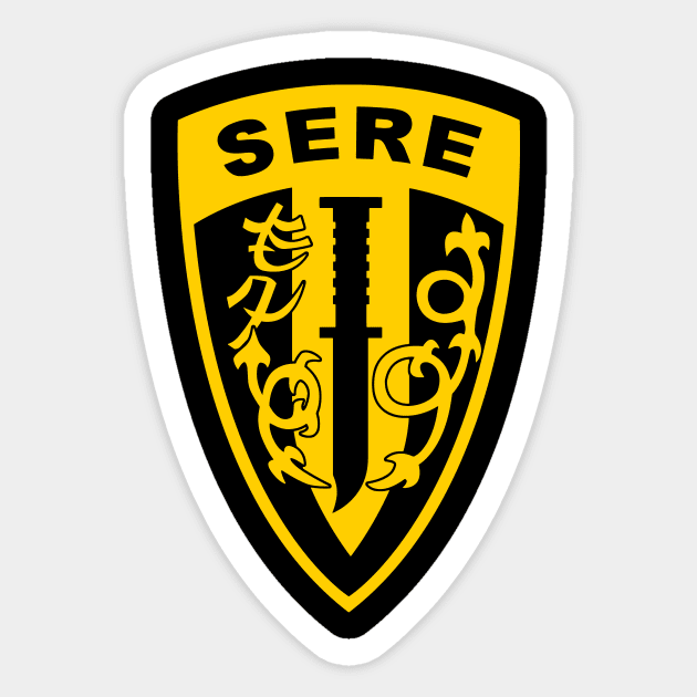 SERE Survival Evasion Resistance Escape School - Sere School - Sticker ...