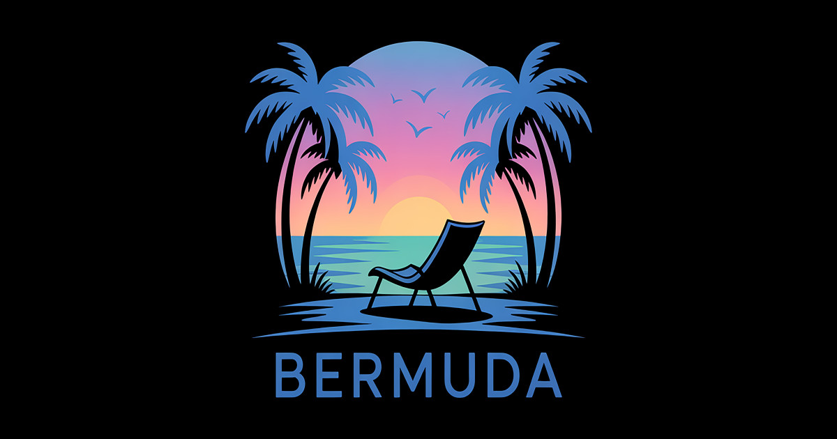BERMUDA Beach Vacation Trip - Bermuda Beach Vacation Trip - Sticker ...