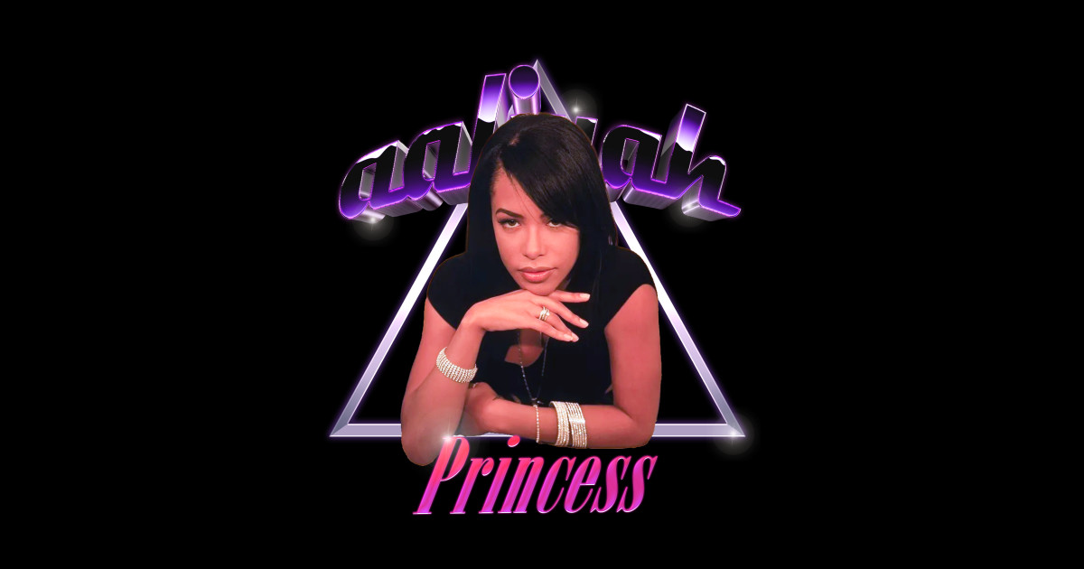 Aaliyah Dana Princess RnB - Aaliyah - Sticker | TeePublic