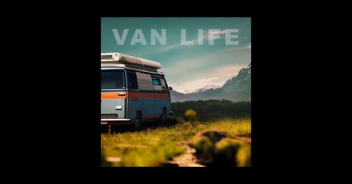 Van Life Camper RV Outdoors in Nature - Airstream - Posters and Art ...
