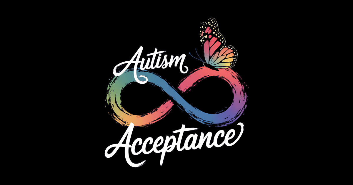 Autism Red Instead Infinity Symbol Autistic Acceptance - Autism Red ...