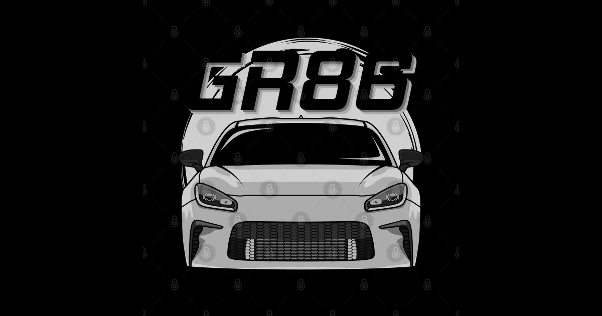 GR86 Silver - Gr86 - Sticker | TeePublic