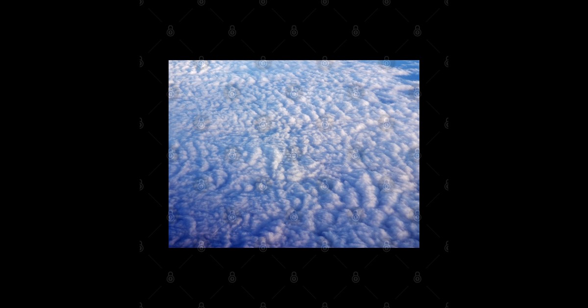 Ripple Clouds - Nature Photography - Sticker | TeePublic