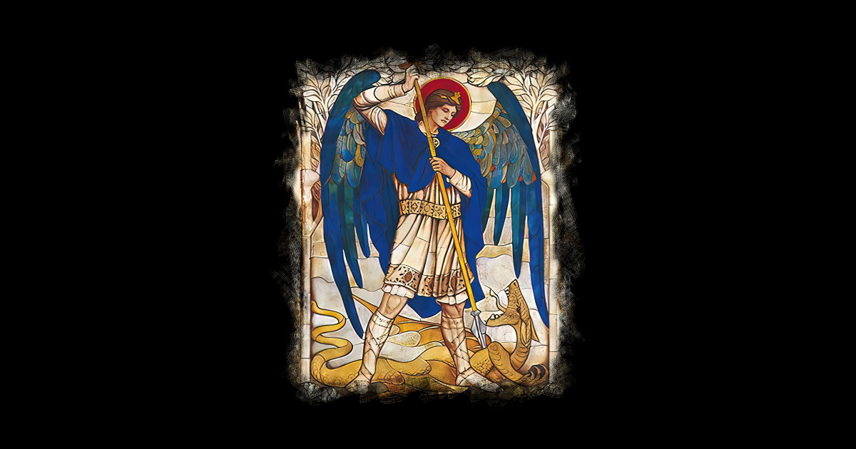St MIchael the Archangel Angel Saint - Raphael - Sticker | TeePublic